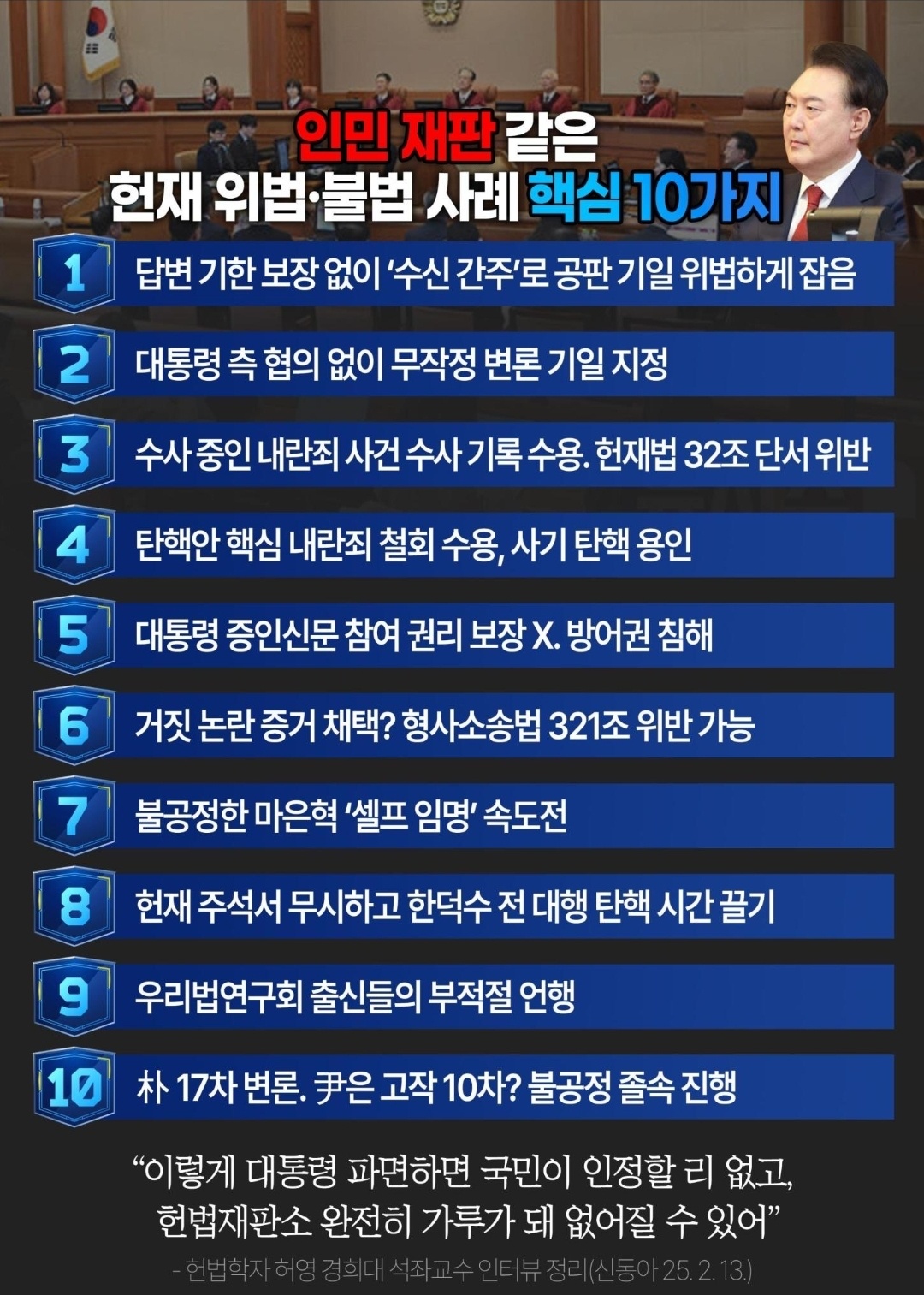 헌재 요구 거절한 검찰, 유상범 “법꾸라지 행태에 일침 가한 것