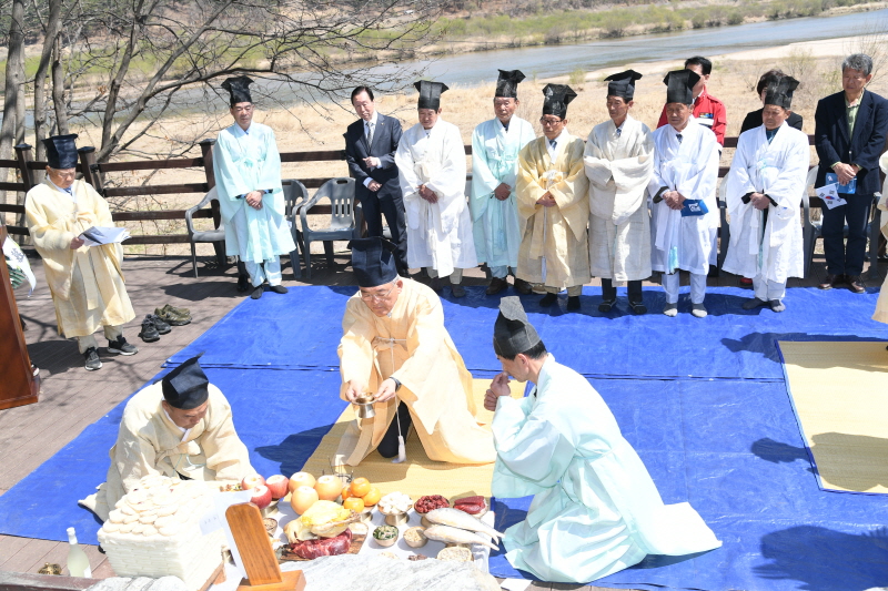 독립운동가 추산 정훈모 선생 제86주기 추모식, 고향 예천 우망에서 거행